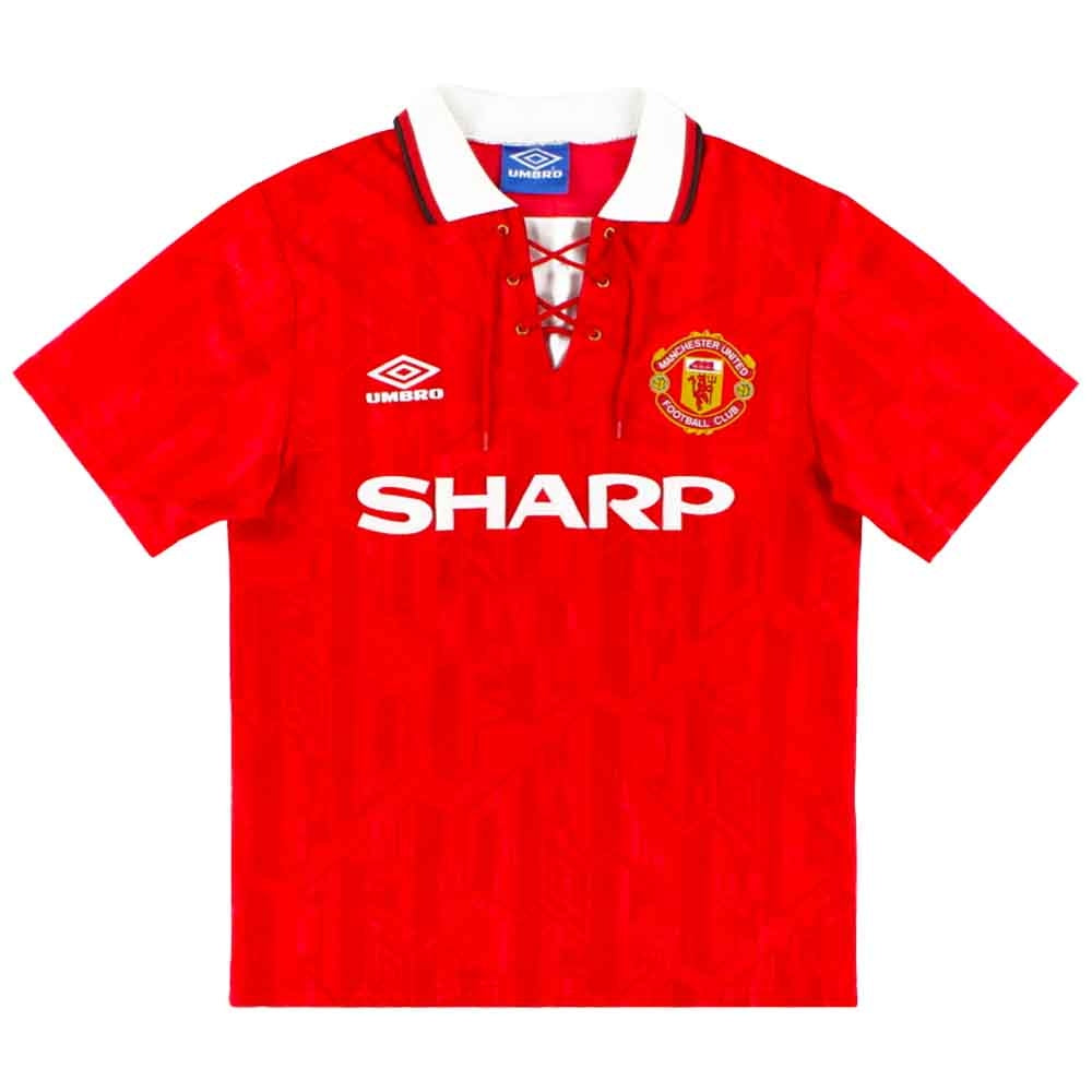Manchester United 1992 94 Home Shirt L Excellent Classic Football Kit